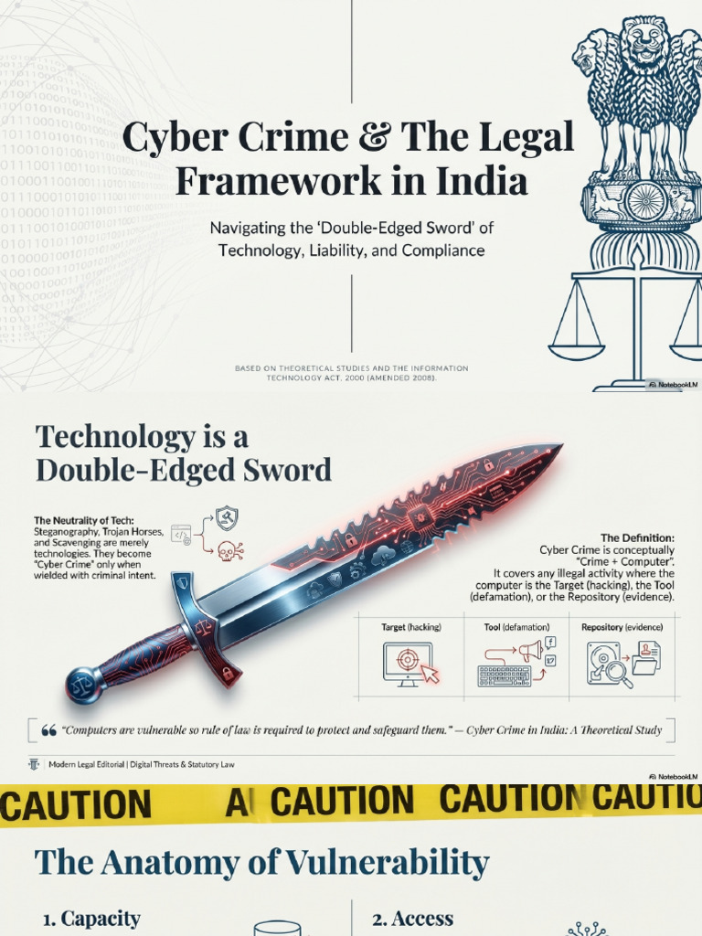 Cyber Crime Indian Legal Framework | PDF