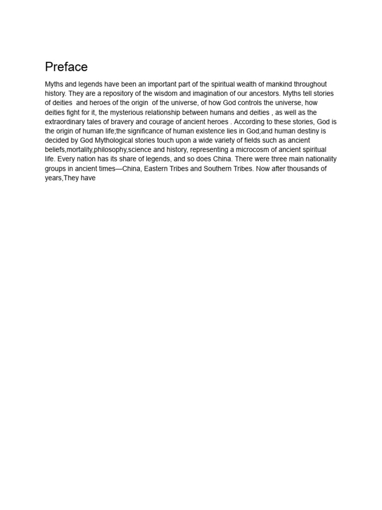 Chinese Myths & Legends | PDF