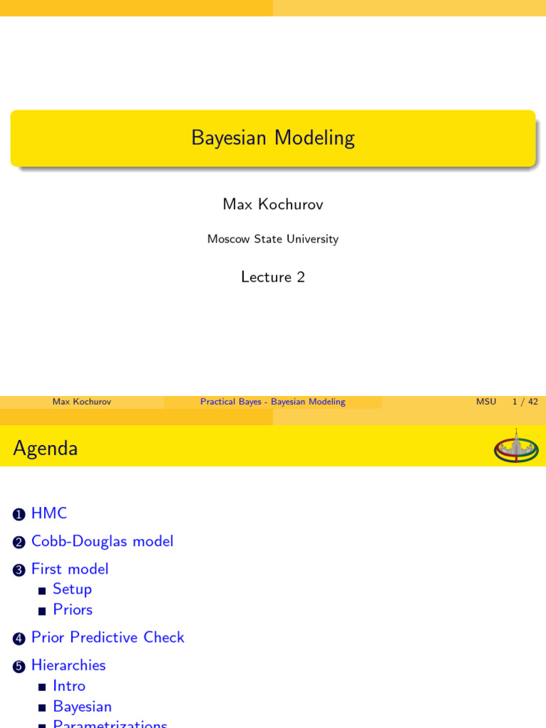 Practical Bayes 2 Priors | PDF | Bayesian Inference | Applied Mathematics