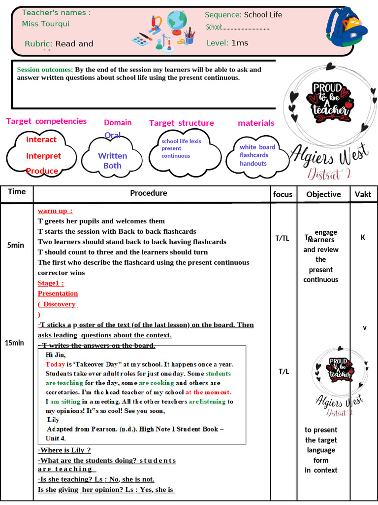 Present Continuous 2 2 1 | PDF | Cognitive Science | Communication
