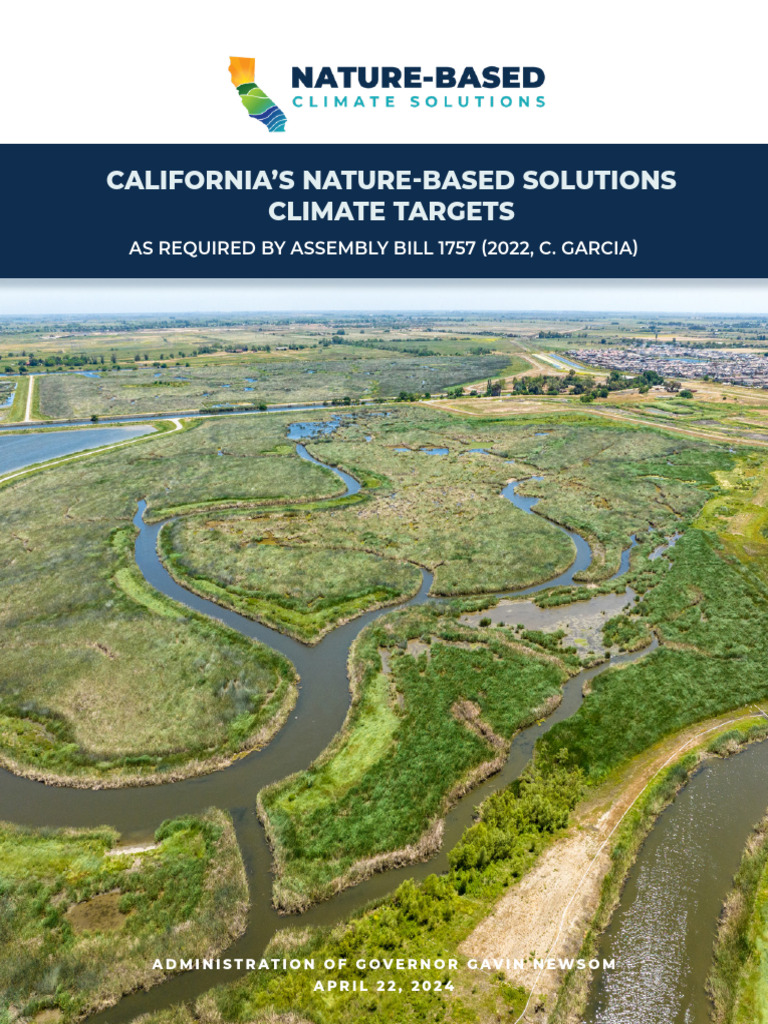Californias NBS Climate Targets 2024 | PDF | Wildfire | Climate Change