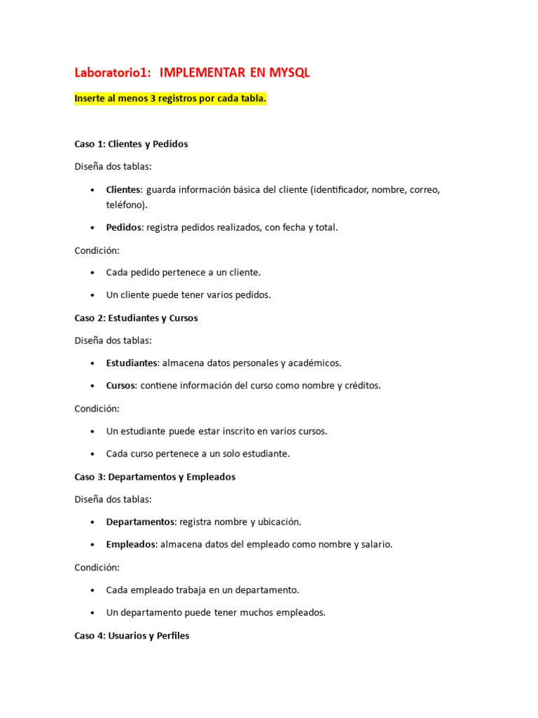 Laboratorio1_casos2 tablas_pk_fk | PDF | Factura | Usuario (informática)