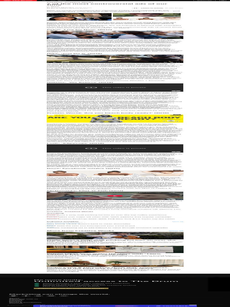 7 of The Most Controversial Ads of Our Time The Drum | PDF ...