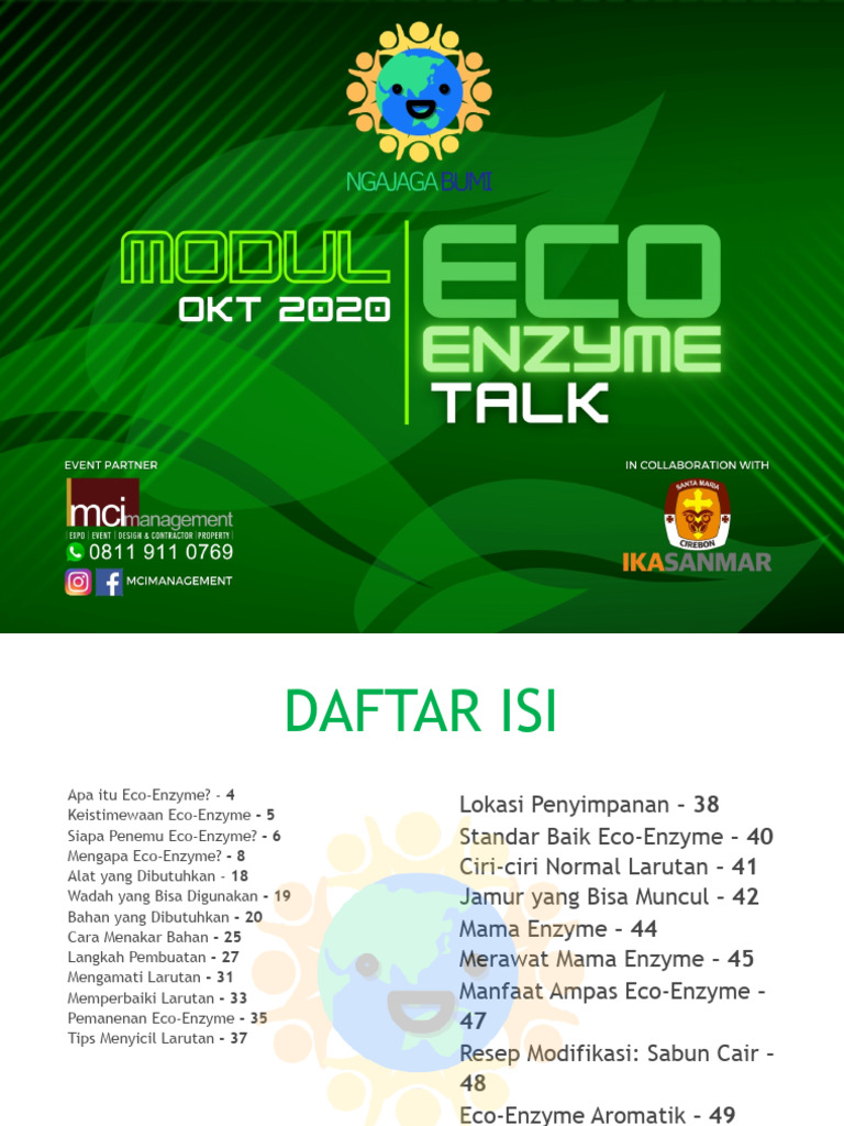 Modul Eco-Enzyme Talk | PDF
