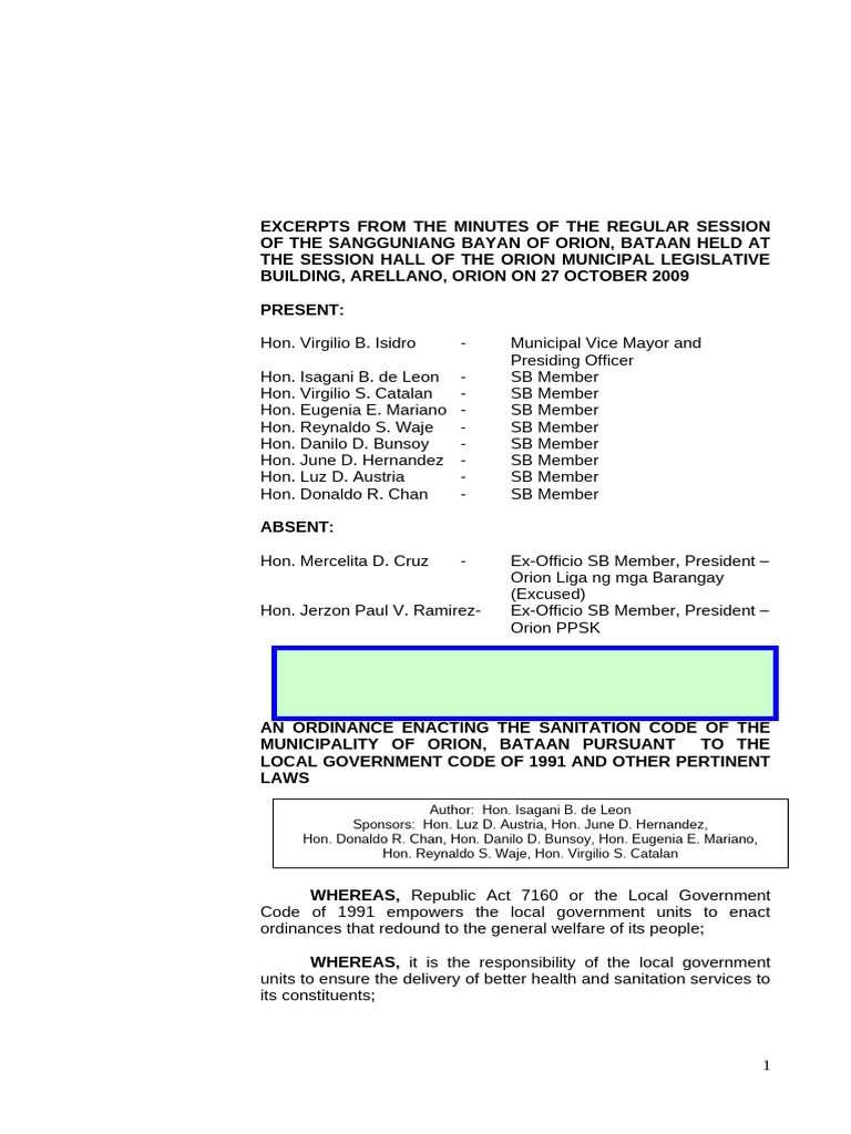 Sanitation Code | PDF | Slaughterhouse | Animal Slaughter
