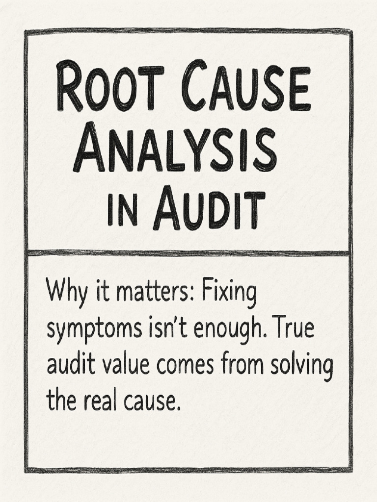 Root Cause Analysis in Audit | PDF