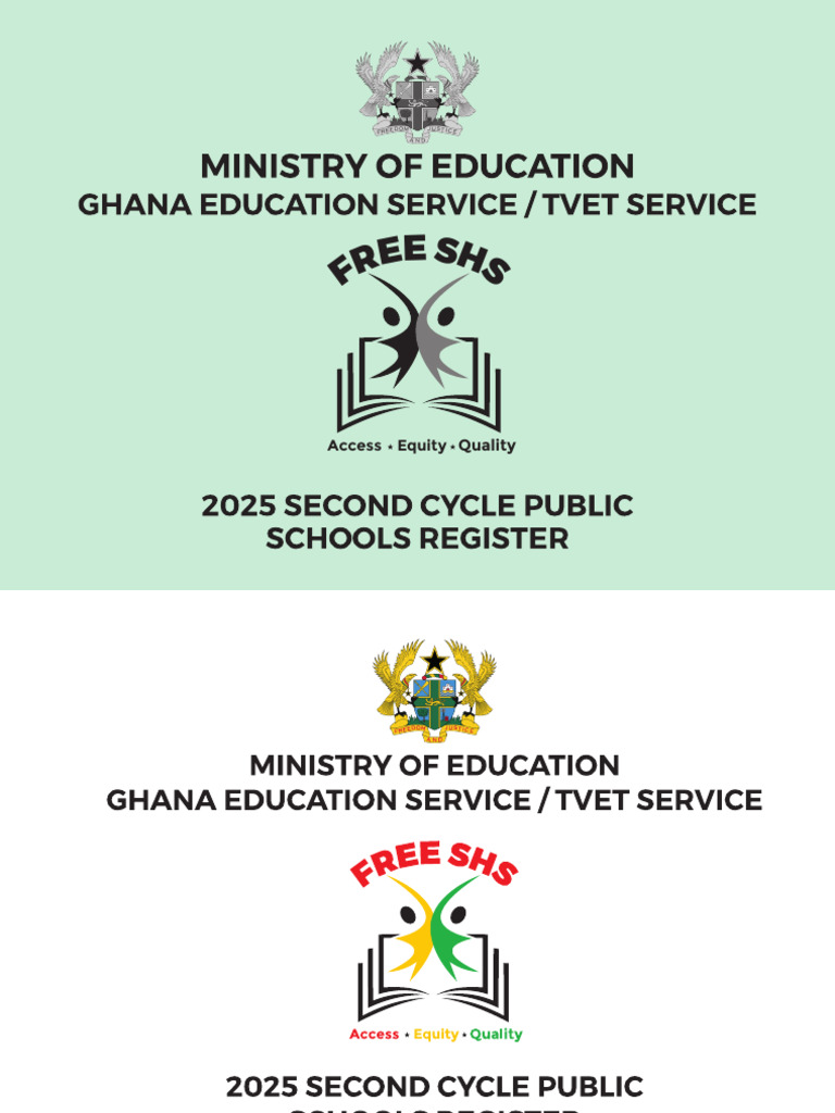 2025 Second Cycle Schools' Register-New Final - 160525 - For Approval | PDF