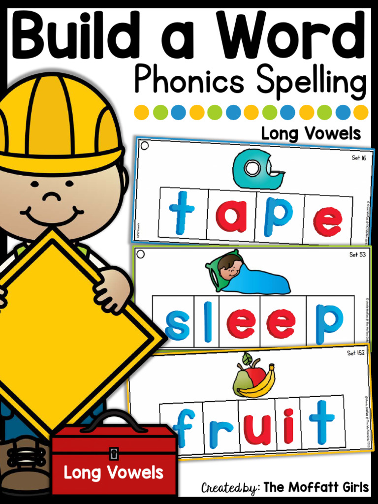 Build A Word (Long Vowels) | PDF | Phonics | Linguistics
