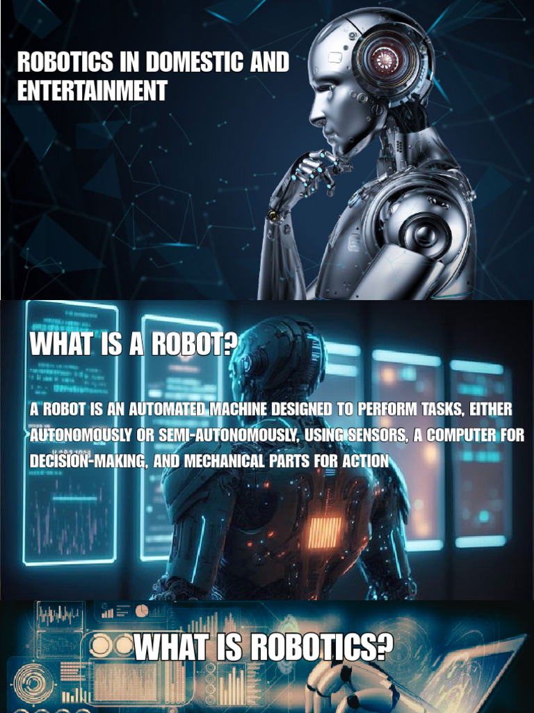Robotics in Domestic and Entertainment | PDF | Robot | Robotics