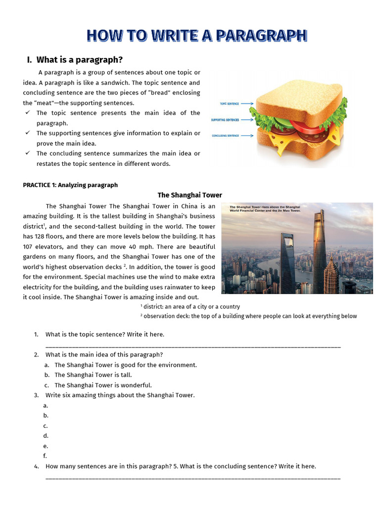 What is a Paragraph | PDF | Paragraph | Linguistics