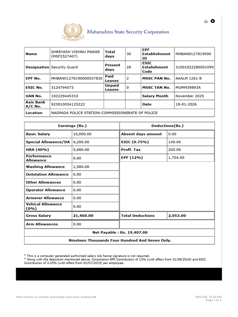 Mssc Hrms 2_merged | PDF | Salary | Taxation