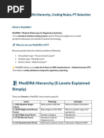MedDRA Overview and Update Schedule | PDF
