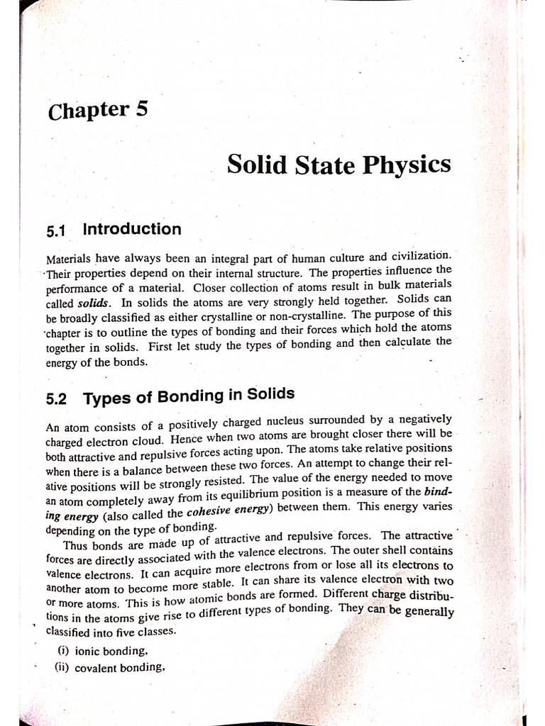 Solid State Physics Pk Palanisamy | PDF
