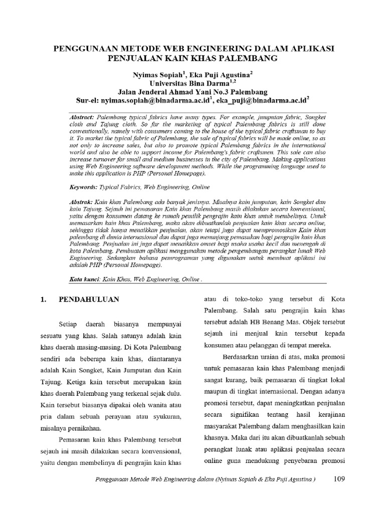 PNEGUNAAN METODE WEB ENGINEERING DALAM APLIKASI PENJUALAN KAIN KHAS ...