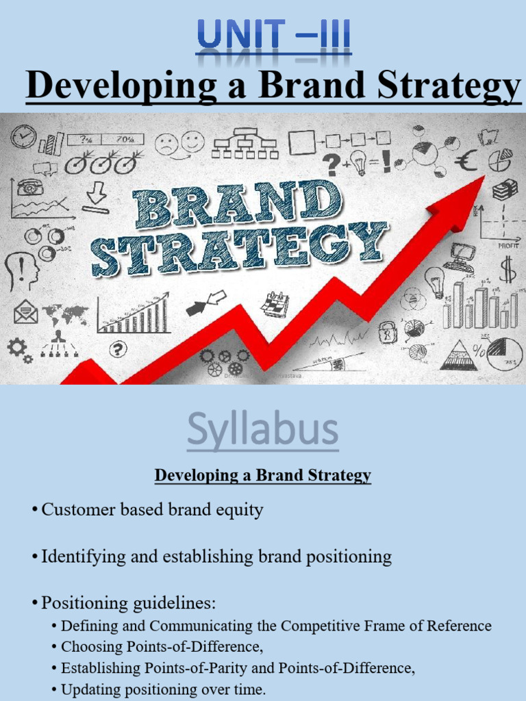 Unit3-Developing A Brand Strategy | PDF | Brand | Marketing