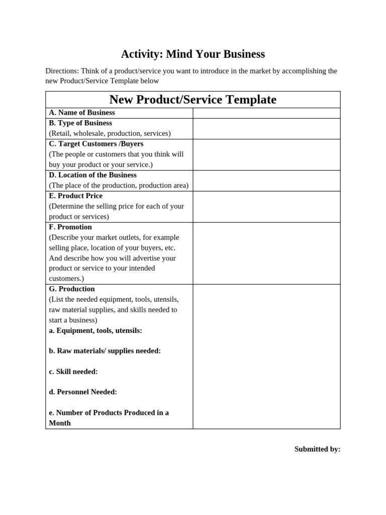 Entrep Format | PDF