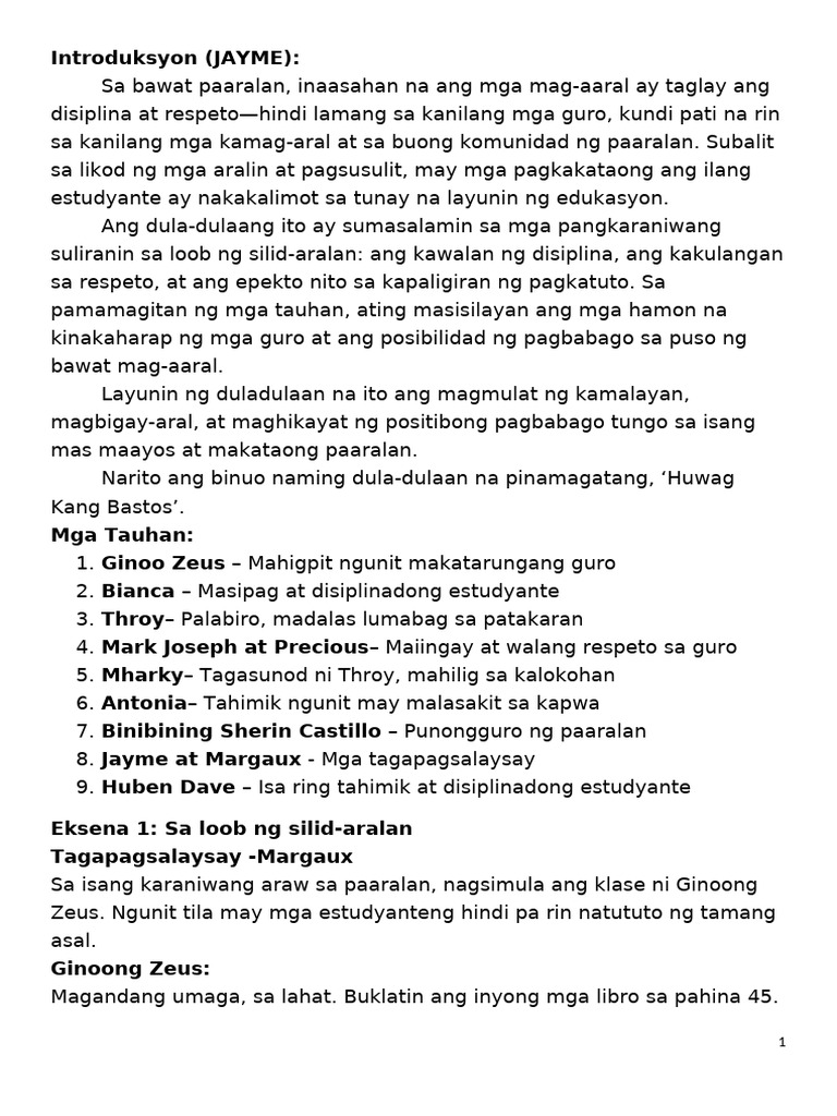 Dula Dulaan | PDF