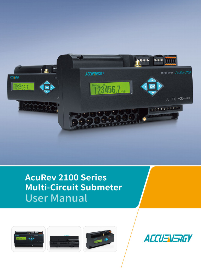 AcuRev 2100 Multi Circuit Power Energy Meter User Manual | PDF | Power ...