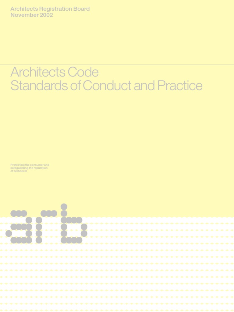 ARB (2002) Code of Conduct | PDF | Crime & Violence | Crime Thriller