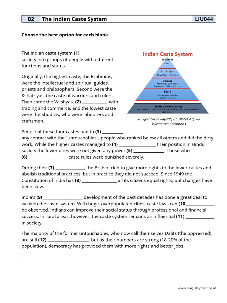 Liu044 Indian Caste System | PDF | Politics | Social Science