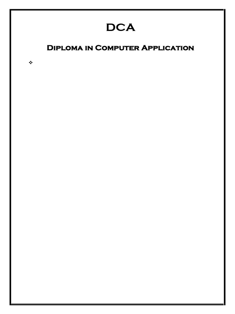 DCA Notes | PDF | Window (Computing) | Computer Data Storage