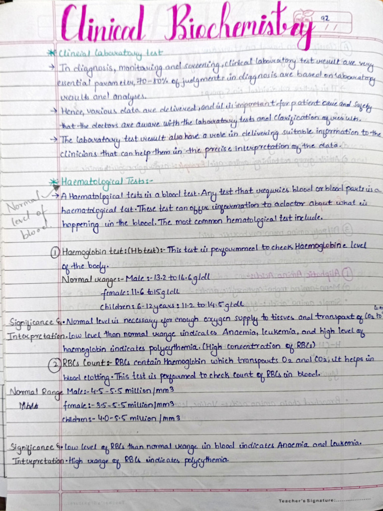 Clinical Biochem | PDF