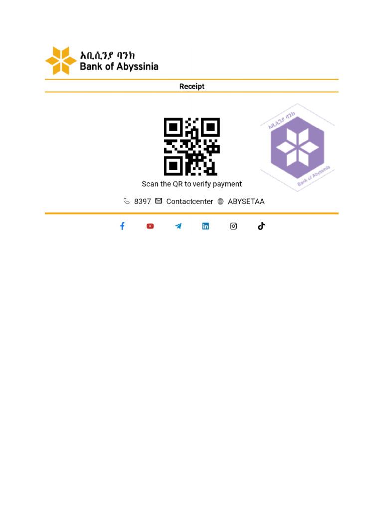 BOA Reciept | PDF