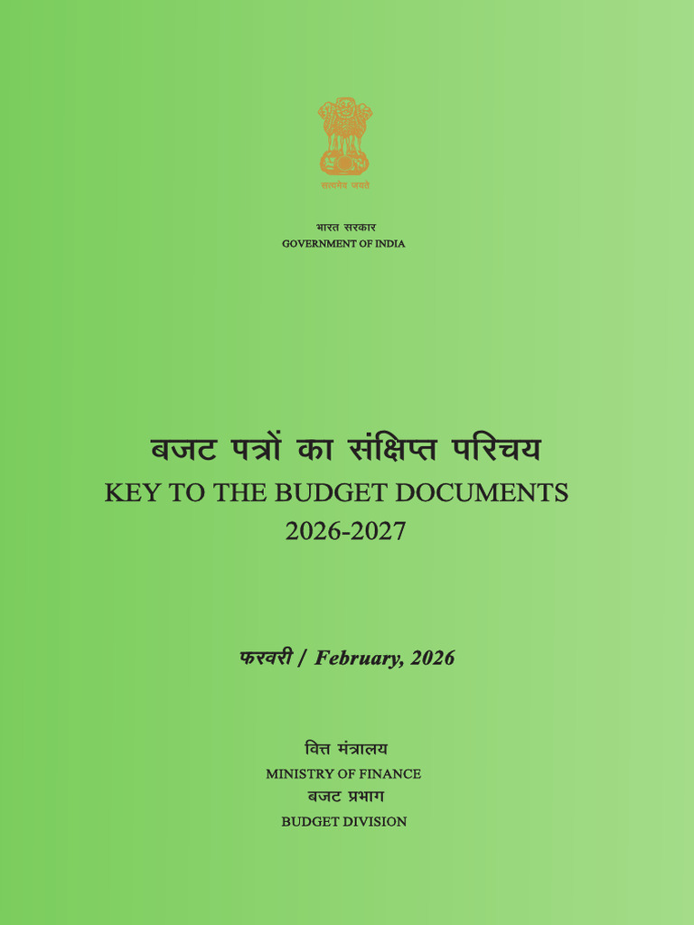 Key To Budget Document 2026 | PDF | Government Budget Balance ...