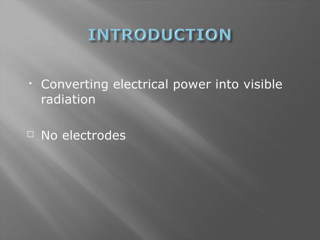 Radio Frequency Light Sources Presentation | Download Free PDF ...