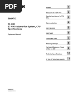 SIMATIC S7-1500 CPU 1518-4 Manual | PDF | Central Processing Unit ...