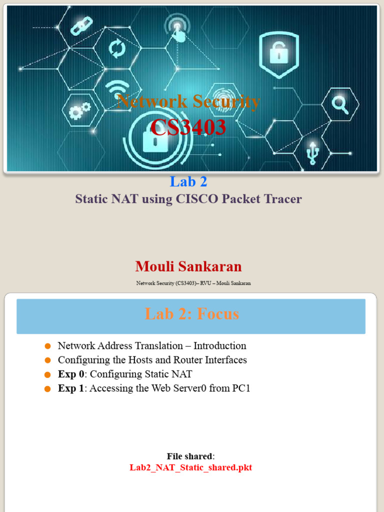 NetSec_Lab2.pptx | PDF | Ip Address | Network Protocols