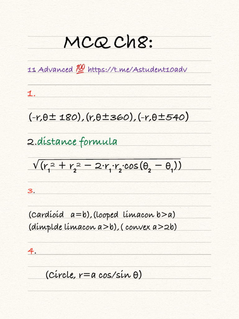 Math Formula | PDF