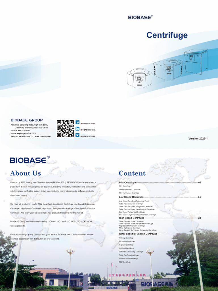 Centrifuge | PDF