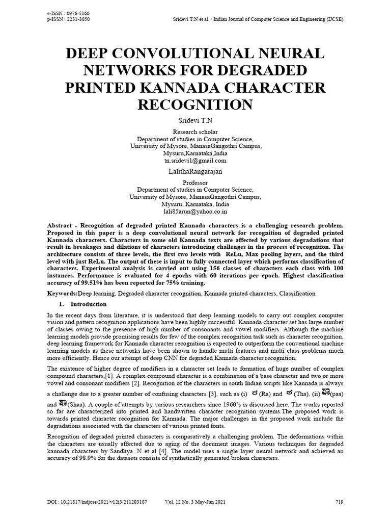 32.deep Convolutional Neural | PDF | Deep Learning | Optical Character ...