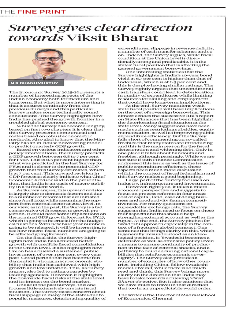 Path for viksit bharat | PDF | Gross Domestic Product | Macroeconomics