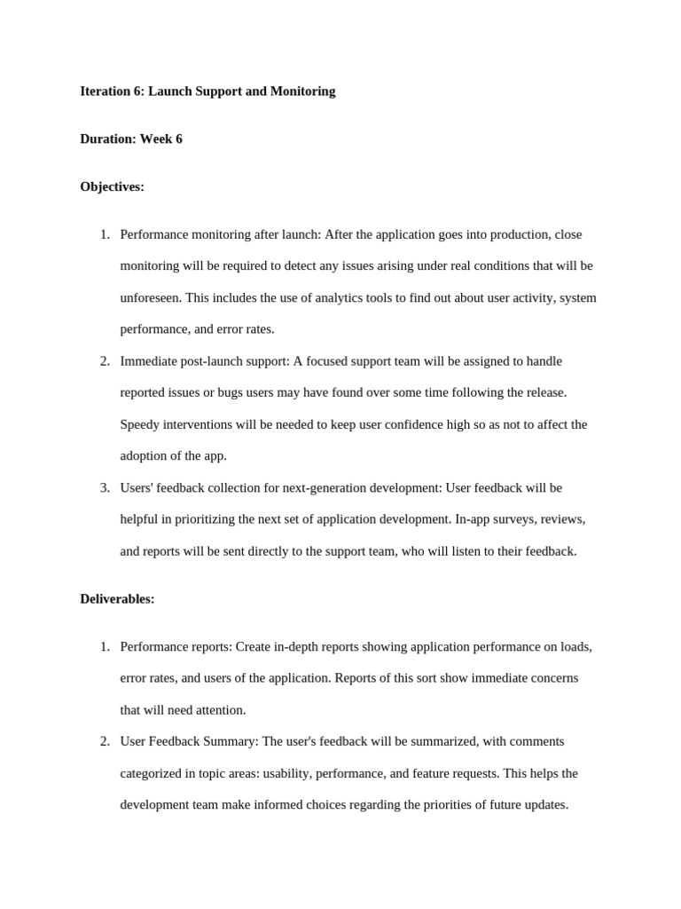 Iteration 6 | PDF | Software Bug | Computer Engineering