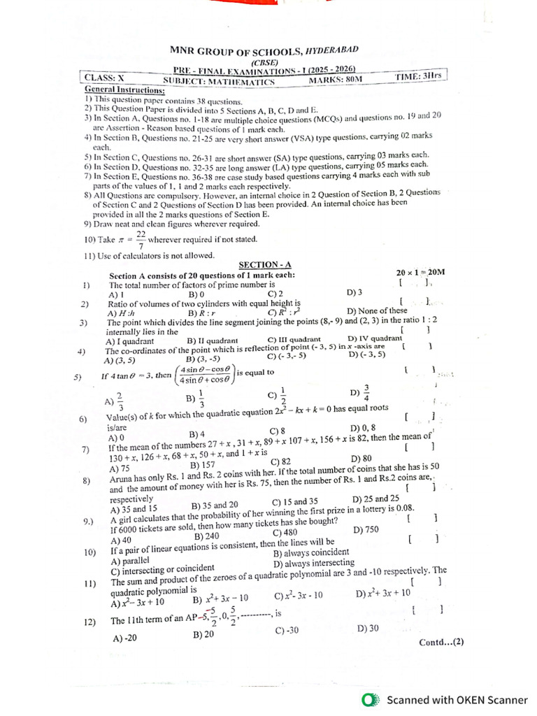Prefinal 1 Key Paper | PDF