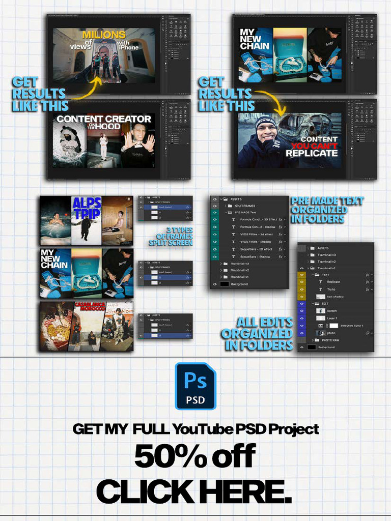 YouTube PSD Project | PDF