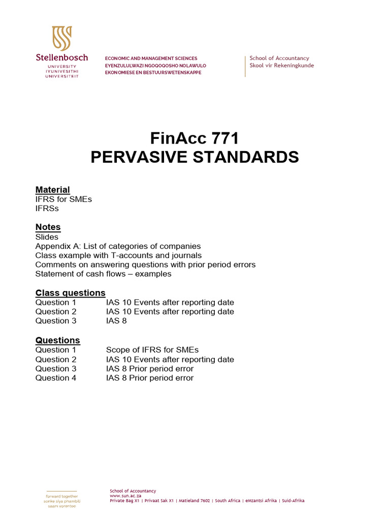 Pervasive Topics Cover Page and Class Examples | PDF | Revenue | Fair Value