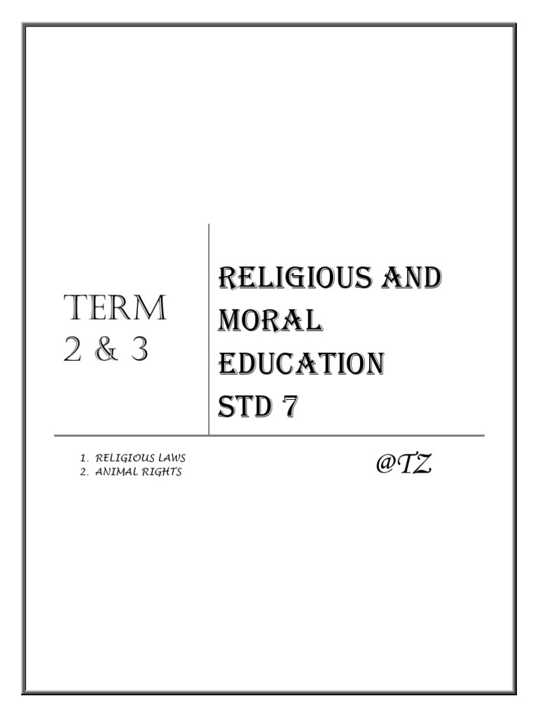 Std 7 Rme Notes-1 (1) | PDF | Noble Eightfold Path | Hijab