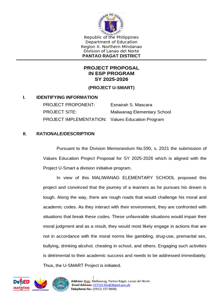 1.3 Project U Smart Proposal | PDF | Value (Ethics) | Cognition