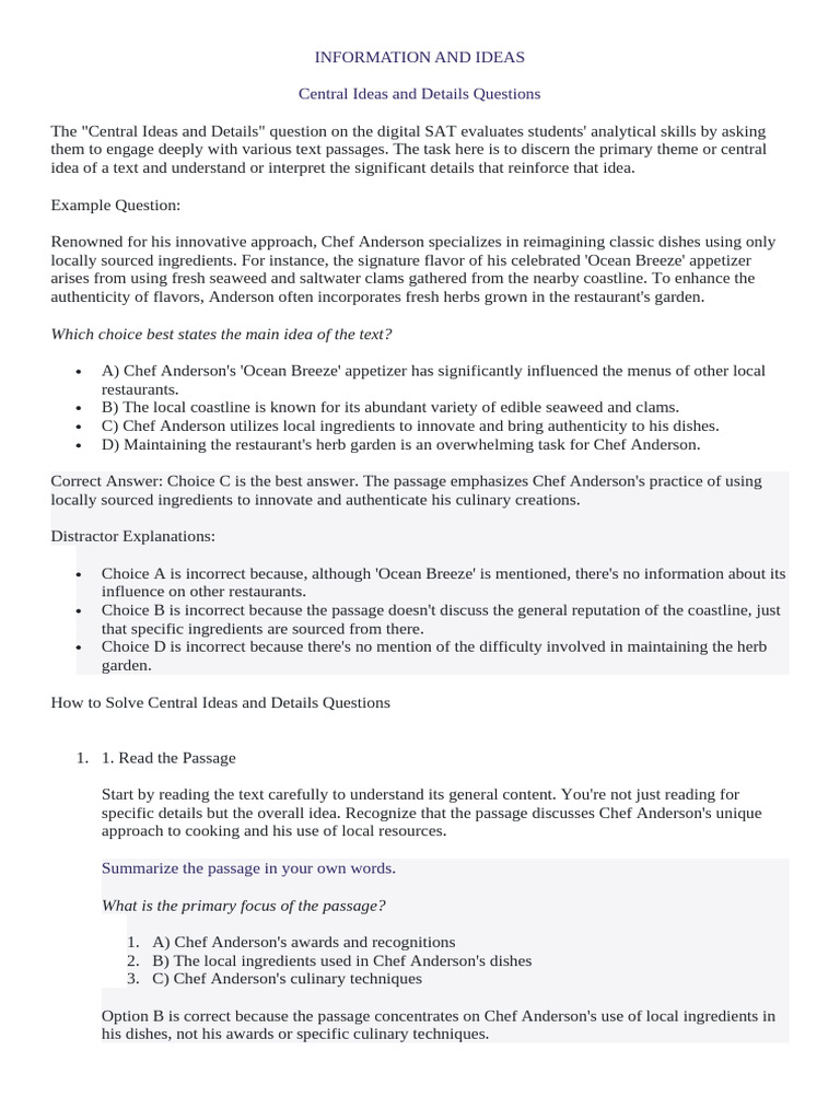 Mastering 4 Question Types For Dsat | PDF | Comma | Hypothesis