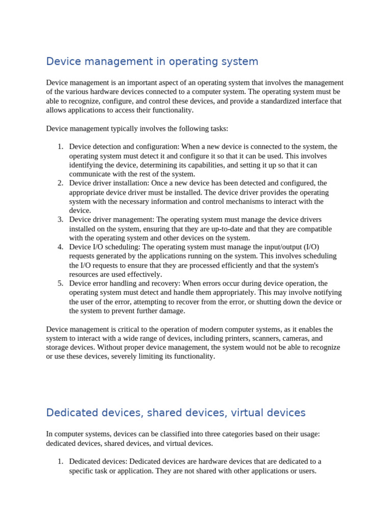 Io Scheduler and Io Device Handler | PDF | Scheduling (Computing ...