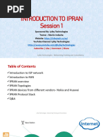 Introduction to IPRAN Technology | PDF | Computer Network | Network ...