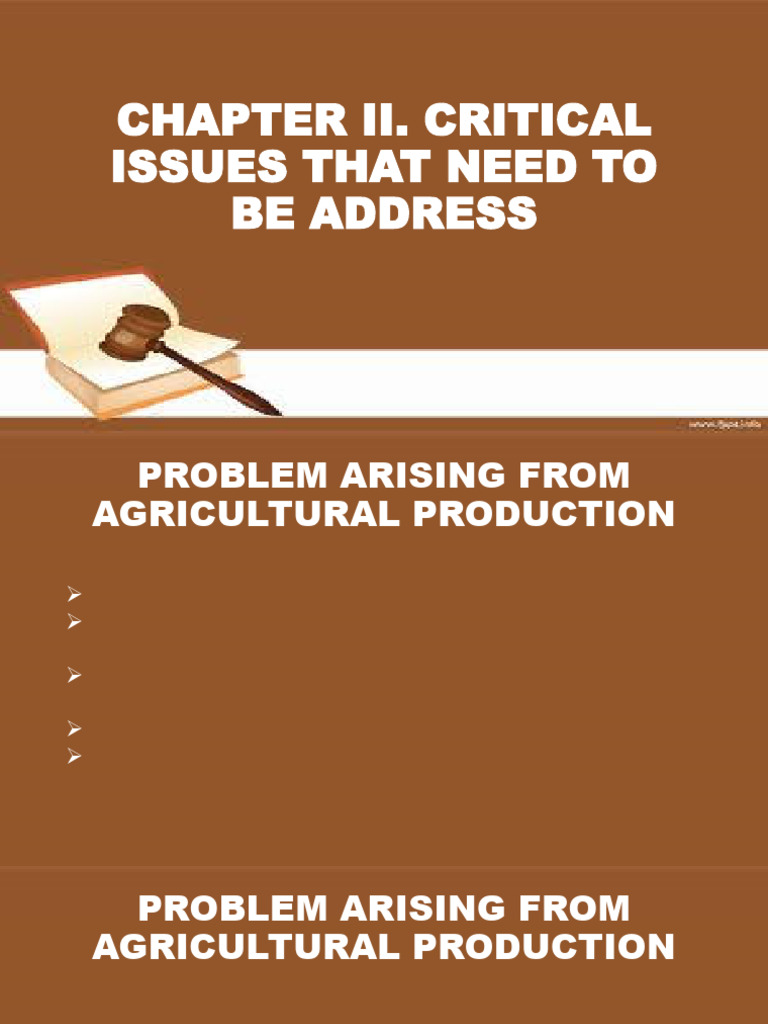 Cc23-Aem3 - Chapter 2. Critical Issues That Need to Be Address | PDF ...