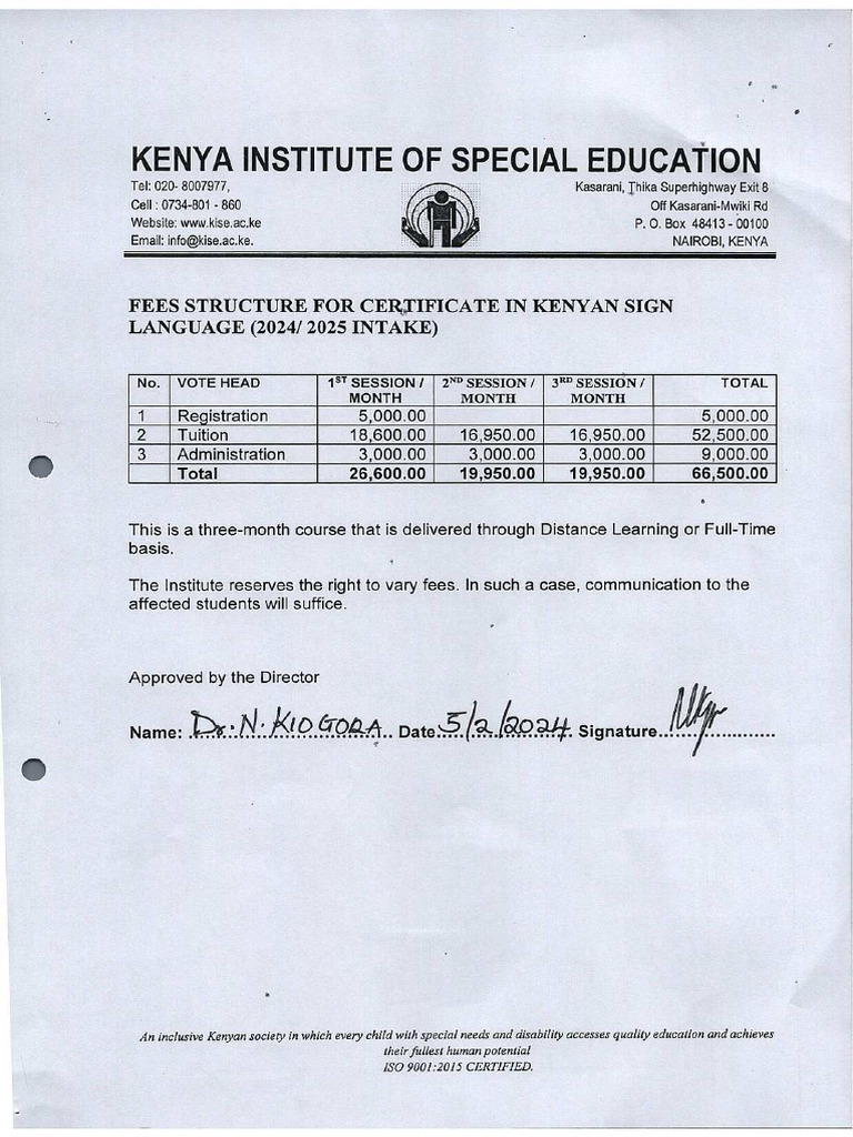 Kenya Sign Language | PDF