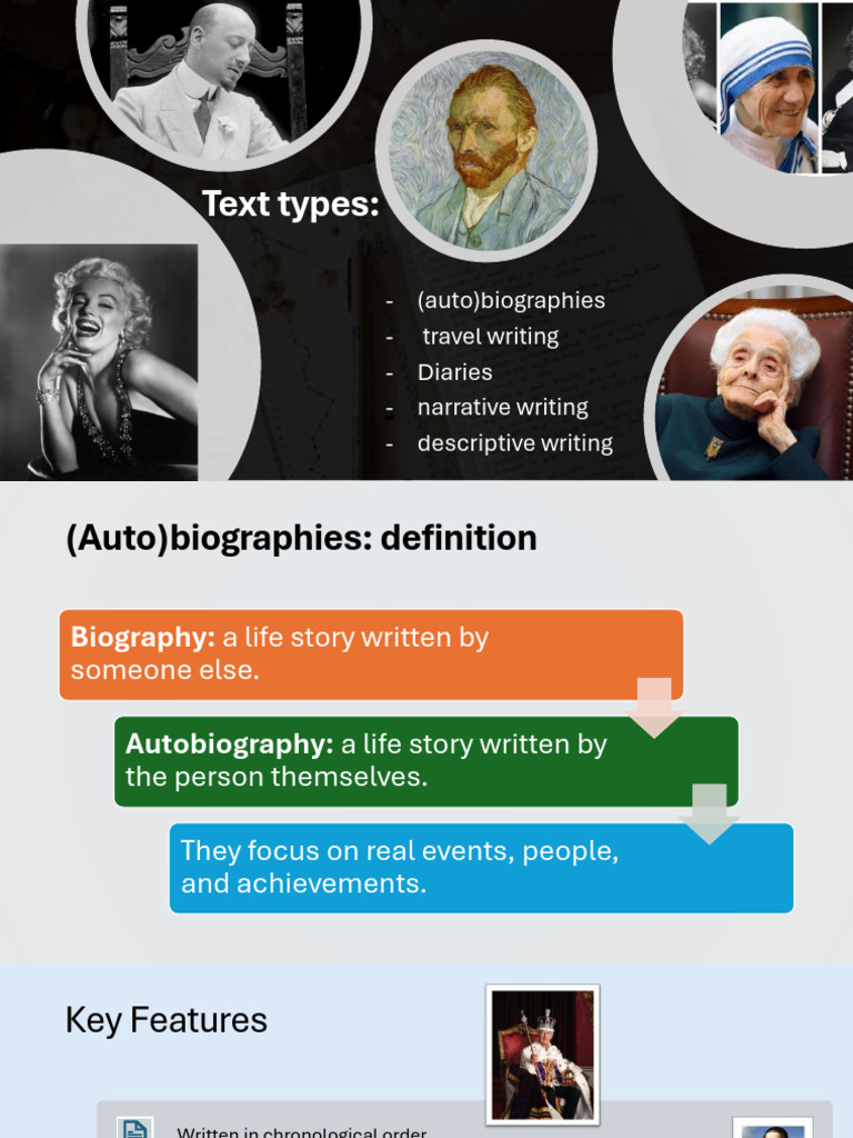 (Auto) Biographies Travel Writing Diaries | PDF | Narrative | Biography