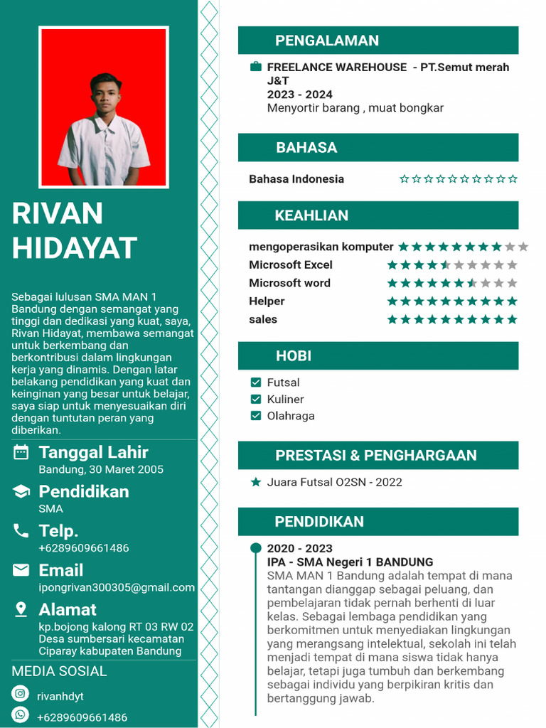CV Rivan | PDF