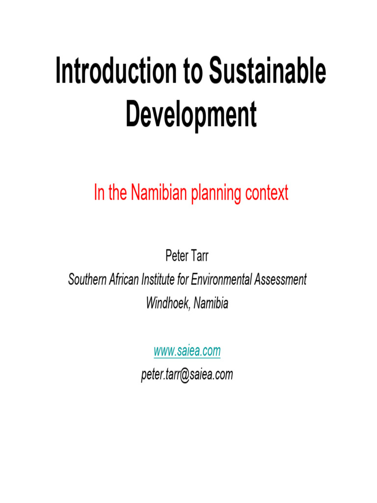 Course 1 - Peter - Tarr - Compatibility Mode | PDF | Sustainability ...