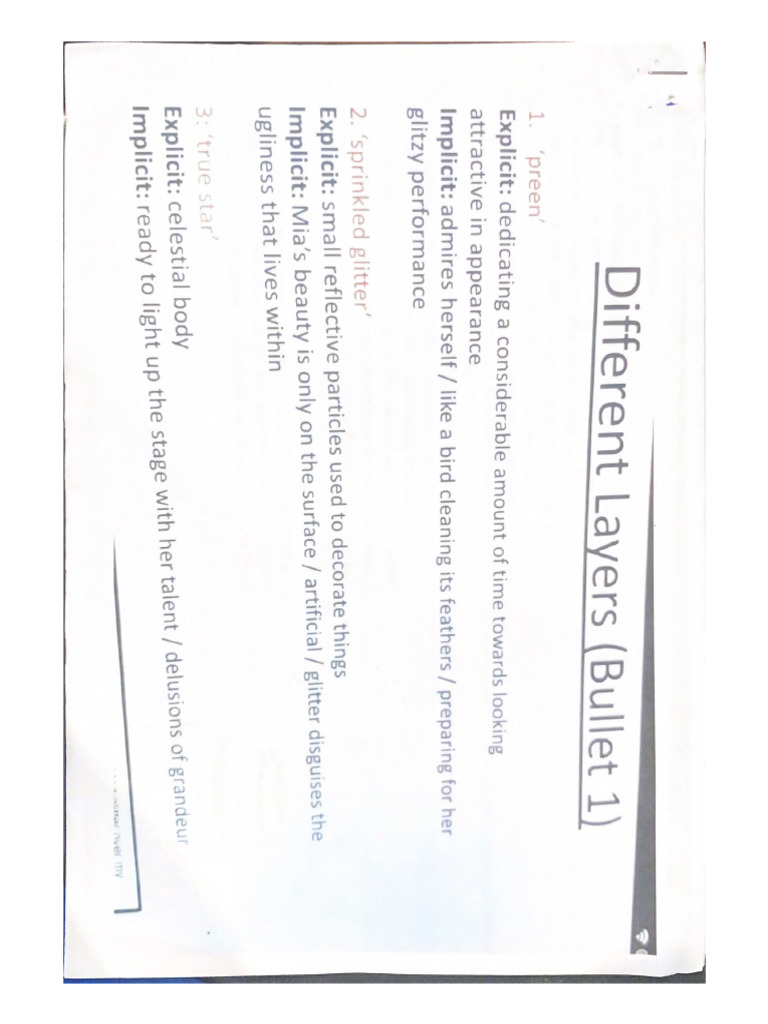 Different Layers (Bullet 1) | PDF